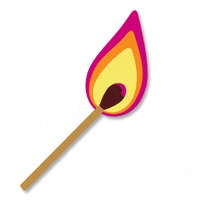 Lit Matches Clipart