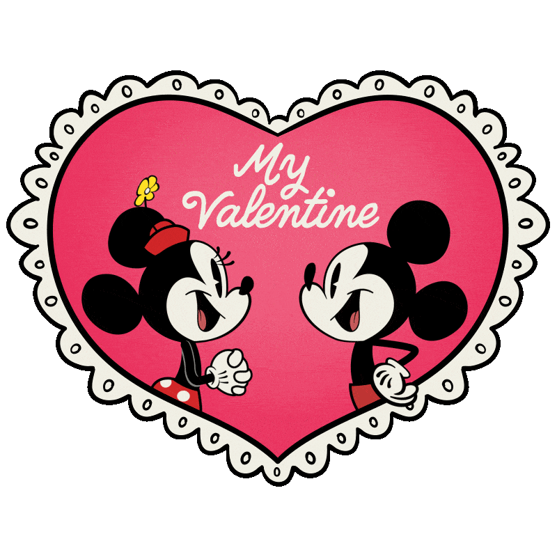 Minnie Mouse And Mickey Mouse In Love