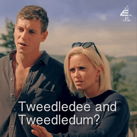 Tweedledee-and-tweedledum GIFs - Get the best GIF on GIPHY