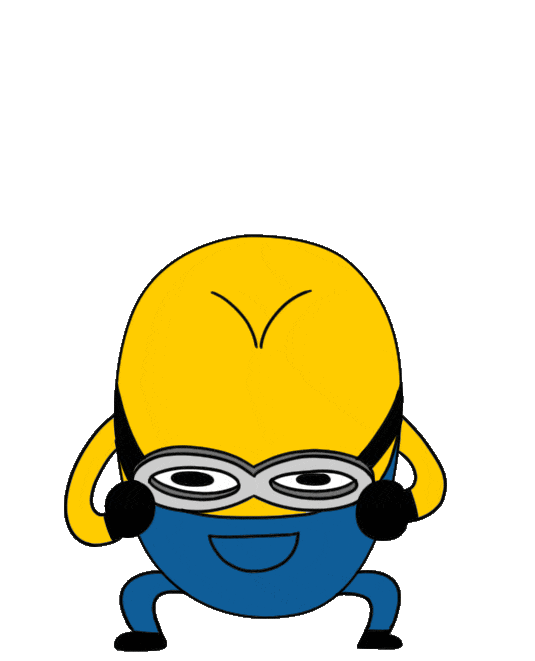 Happy Jump Sticker by Minions for iOS & Android | GIPHY