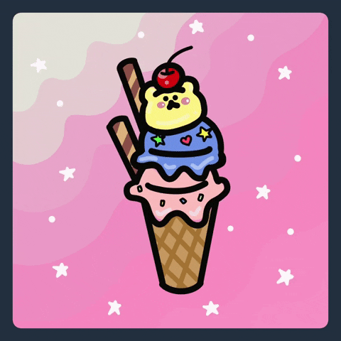 Summer Dessert GIF by Playbear520_TW - Find & Share on GIPHY