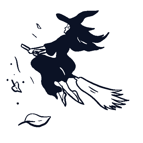 Illustration Witch Sticker for iOS & Android | GIPHY