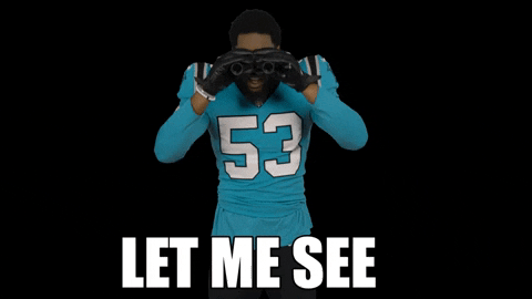 Let Me See Brian Burns GIF by Carolina Panthers - Find & Share on GIPHY