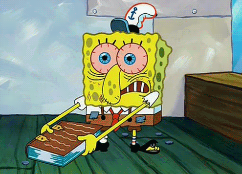 Spongebob Procrastination Gif