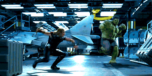 Hulk Vs Thor GIFs - Get the best GIF on GIPHY