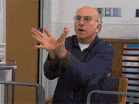 Larry David Unsure Gif
