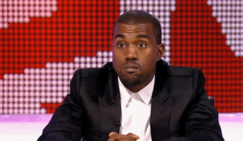 Kanye West Animated Shrug Gif
