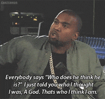Kanye West Animated Shrug Gif