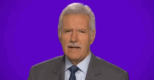 Alex Trebek GIF by Jeopardy! - Find & Share on GIPHY