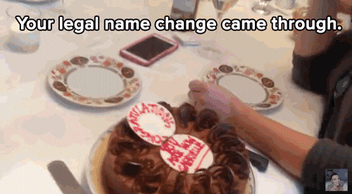Legal Name Change GIFs - Get the best GIF on GIPHY