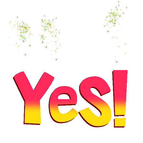 Jump Yes Sticker by Chris Timmons for iOS & Android | GIPHY