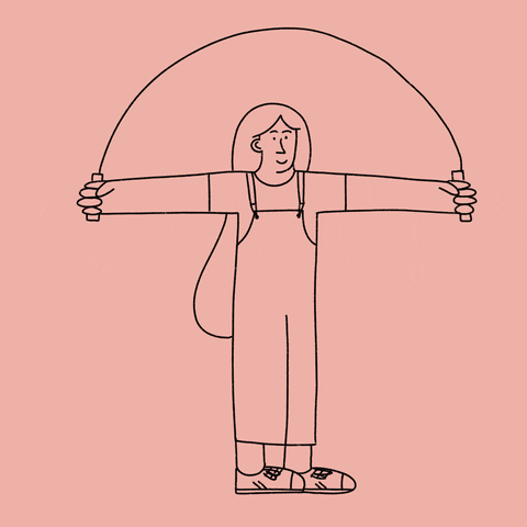 Girl Jumping GIF by Matilde Horta - Find & Share on GIPHY