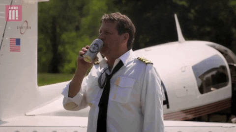 Drinking Pilot GIFs - Get the best GIF on GIPHY