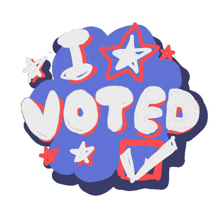 Vote Voting Sticker by Nate Bear for iOS & Android | GIPHY