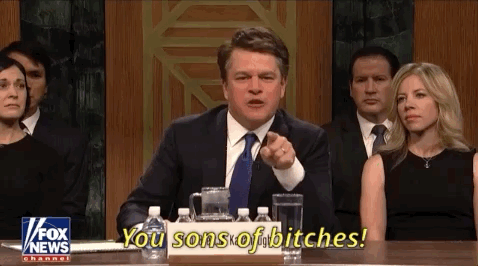 Angry Matt Damon GIF by Saturday Night Live - Find & Share on GIPHY