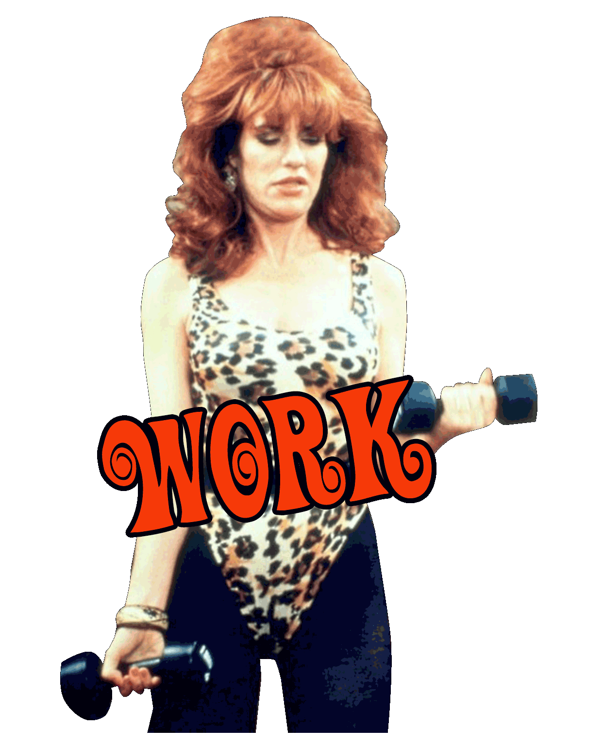 Work It Sticker Sticker by universalcollage for iOS & Android | GIPHY