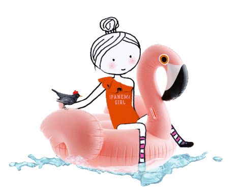 Girl Floating Sticker by AnnelindeTempelman for iOS & Android | GIPHY