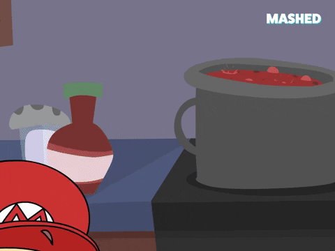 Super Mario Cooking GIF by Mashed - Find & Share on GIPHY