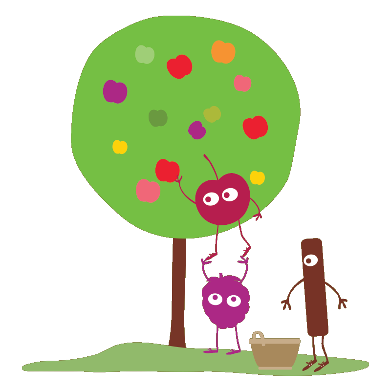 Picking Pumpkin Pie Sticker by GoGo squeeZ for iOS & Android | GIPHY