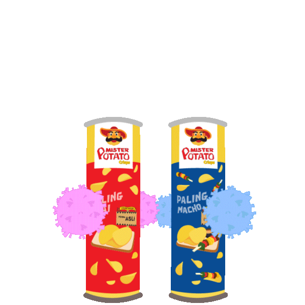 Happy Potato Crisps Sticker by Mister Potato Malaysia for iOS & Android ...