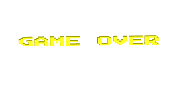Game Over Animated Gif Pin On Motion Graphics