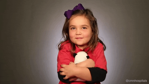 Cute Girl Hug GIF by Children's Miracle Network Hospitals - Find ...