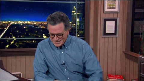 Stephen Colbert Spray GIF by The Late Show With Stephen Colbert - Find ...