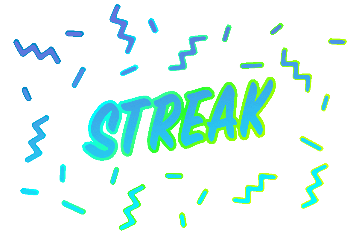 Streak Sticker by megan motown for iOS & Android | GIPHY