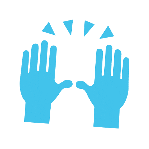 Praise Hands Thumbs Up Sticker by Word Baptist Church for iOS & Android ...
