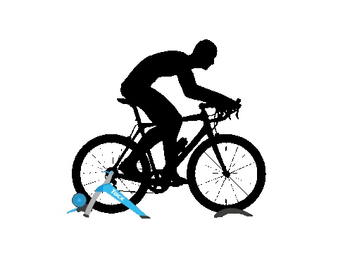 Cyclist Indoor Trainer Sticker by Tacx for iOS & Android | GIPHY