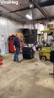 Mechanic-dad-uses-engine-hoist-as-baby-swing GIFs - Get the best GIF on ...