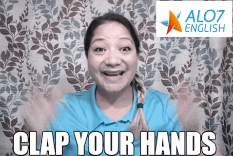Clap Your Hands GIF by ALO7.com - Find & Share on GIPHY
