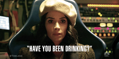 Nbc Drinking GIF by Timeless - Find & Share on GIPHY