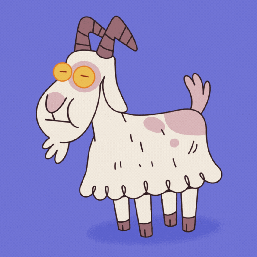 Goat Eating GIF by The Unstoppable Yellow Yeti - Find & Share on GIPHY
