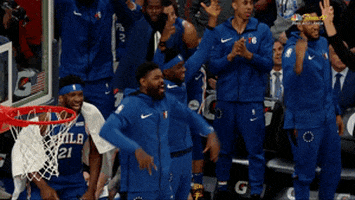 Celebrate Philadelphia 76Ers GIF by NBA - Find & Share on GIPHY