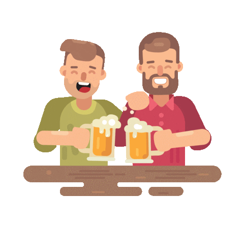 Beer Festival Friends Sticker by EYP Creations Pvt Ltd for iOS ...