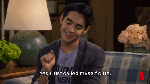 Called-myself-cute GIFs - Get the best GIF on GIPHY