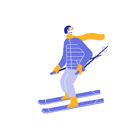 Winter Sports Animation Sticker by Lobster Studio for iOS & Android | GIPHY
