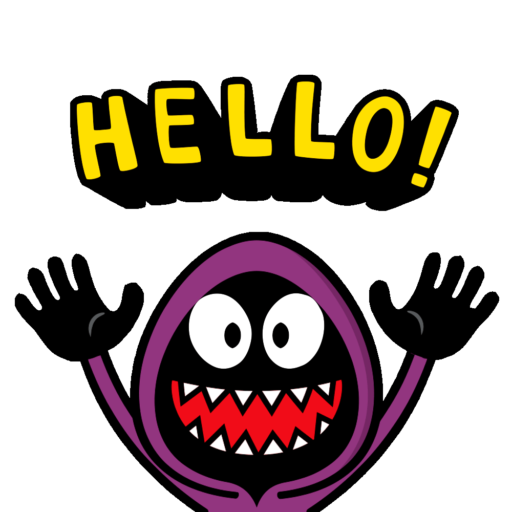 Wave Hello Sticker by Naeleck for iOS & Android | GIPHY