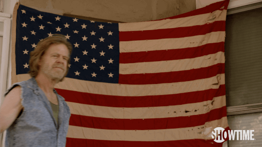 American Flag America GIF by Shameless - Find & Share on GIPHY