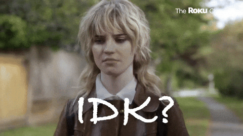 I Do Not Know GIFs - Get the best GIF on GIPHY