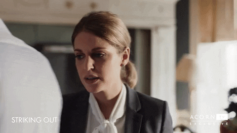 Striking Out Wince GIF by Acorn TV - Find & Share on GIPHY