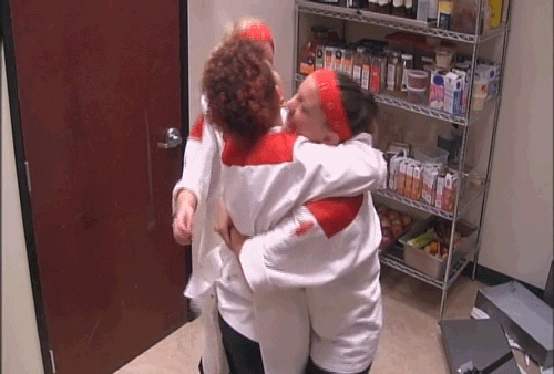 Group Hug Yes GIF by Hell's Kitchen - Find & Share on GIPHY