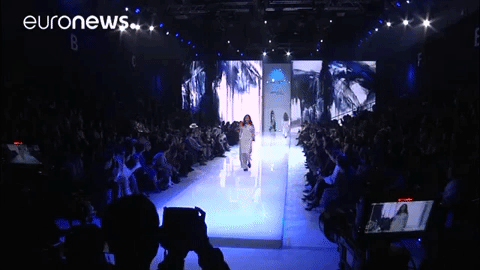 Catwalk GIF by euronews - Find & Share on GIPHY