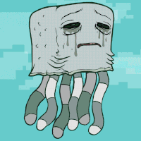 Cartoon Minecraft Ghast