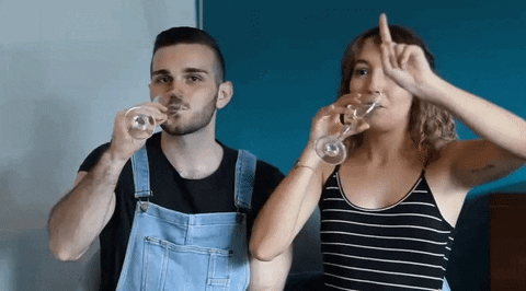 Friends Drink GIF by Much - Find & Share on GIPHY