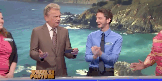 Excited Clapping GIF by Wheel of Fortune - Find & Share on GIPHY