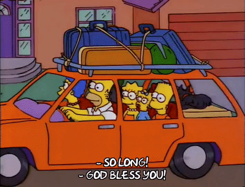 Homer Simpson Goodbye GIF - Find & Share on GIPHY