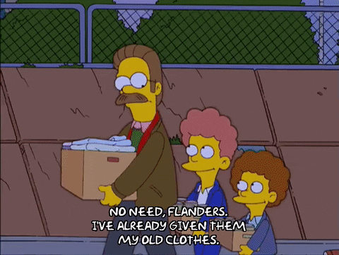 Homer Simpson Todd Flanders GIF - Find & Share on GIPHY