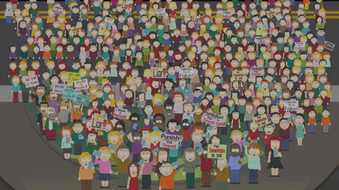 People Crowd GIF by South Park - Find & Share on GIPHY